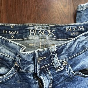 Buckle | Jeans | Buckle Black Skinny Jeans 24 X 34 Fit No 53 | Poshmark